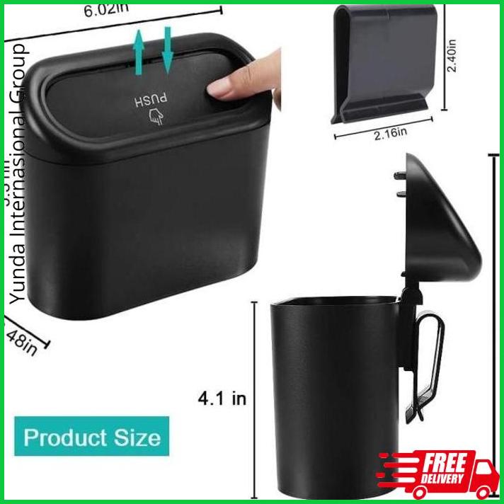 Mini Car Push Trash Bin Tempat Tong Sampah Mobil Gantung Side Pocket ...