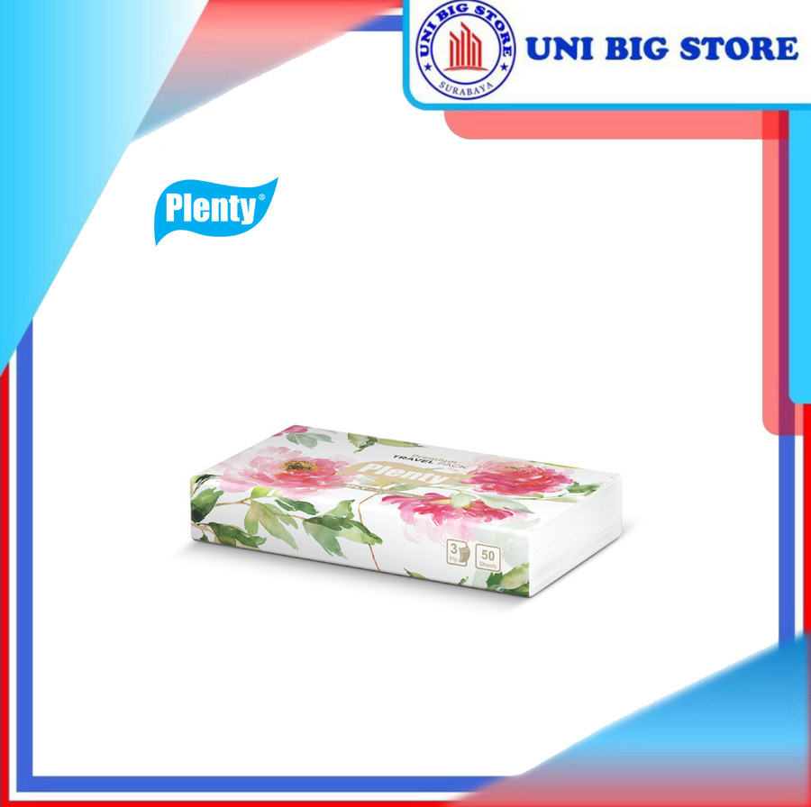 Plenty Facial Tissue Premium Travel Tisu Pack 50 Sheet | Lazada Indonesia