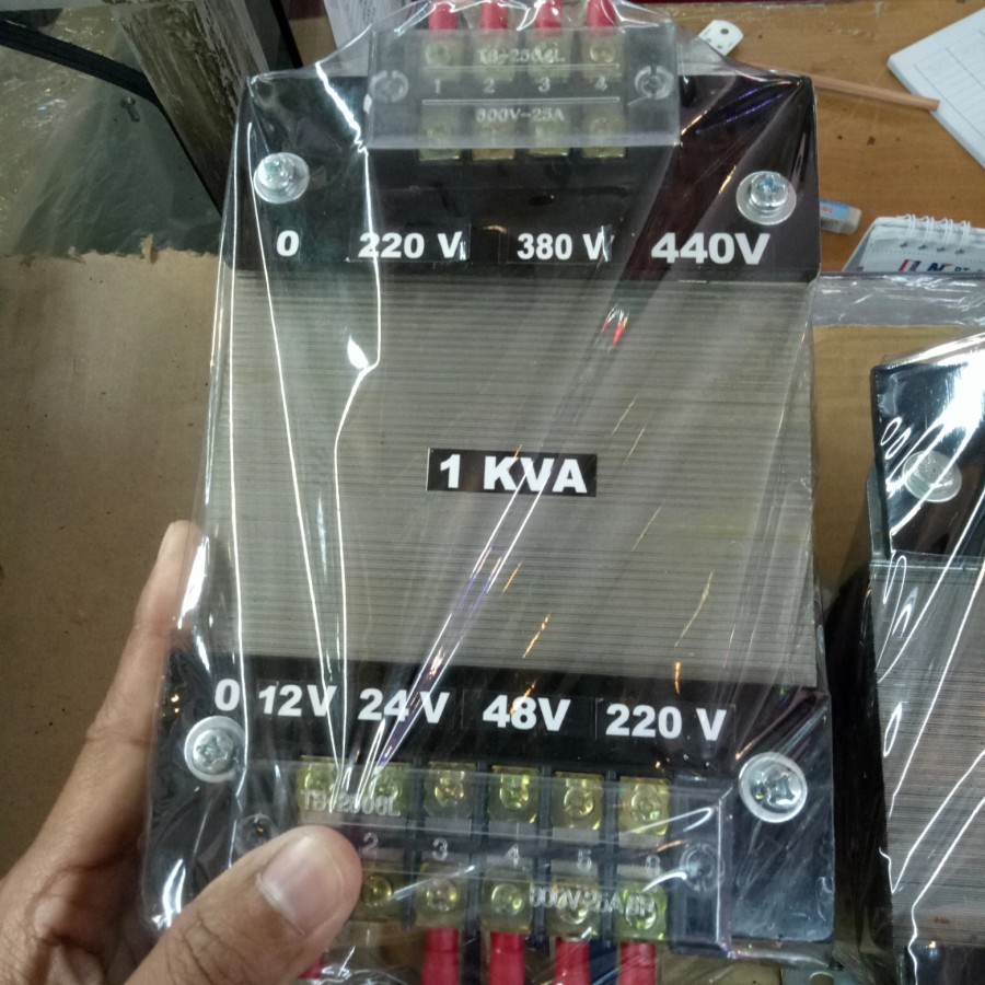 Trafo Step Up Step Down 1KVA 220V-380V-440V to 12V-24V-48V-220V 1000VA ...