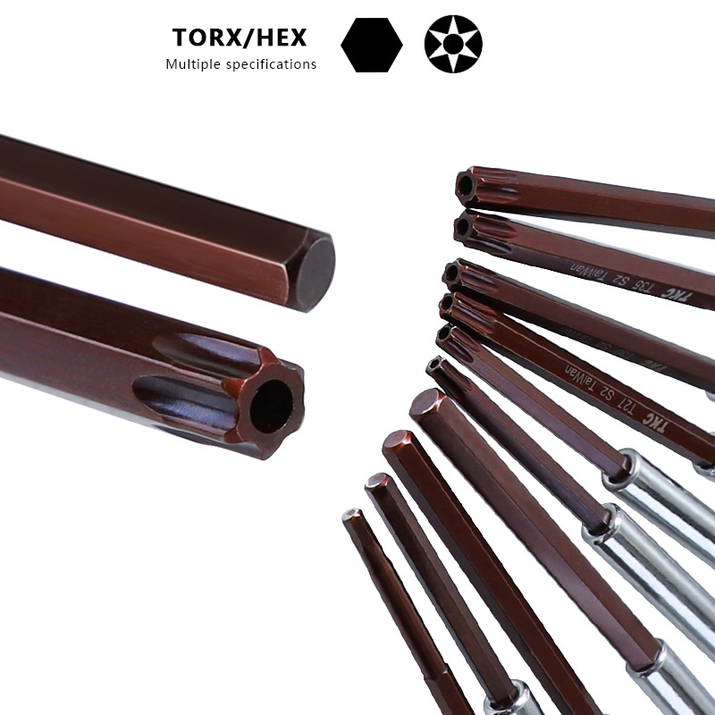 300/320มม.Torx สวมใส่หกเหลี่ยมประแจ T-รูปภายในประแจ T20-t40, H3-h6รถใน ...