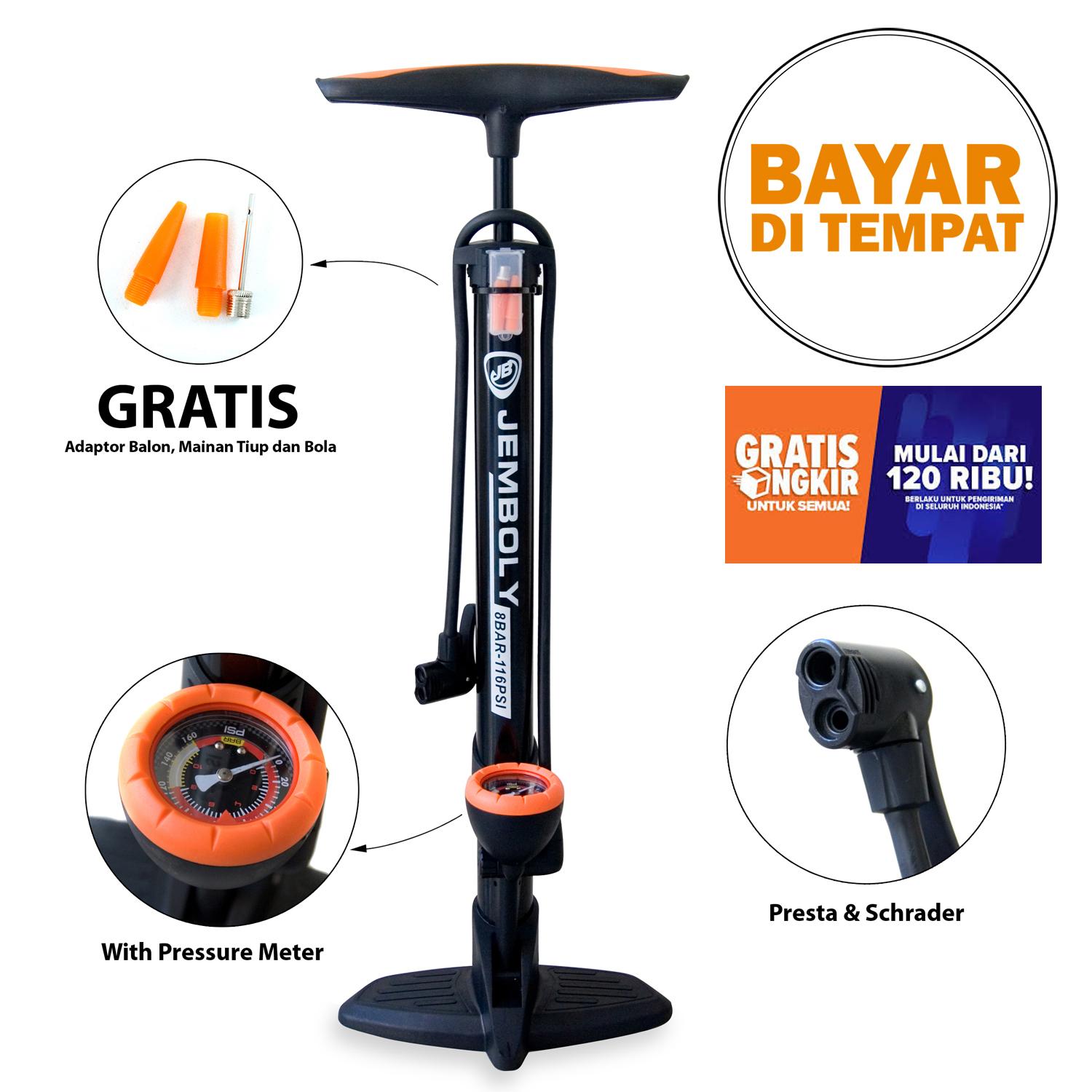 Pompa Angin Ban Motor dan Sepeda Kompa Speda - Jemboly | Lazada Indonesia