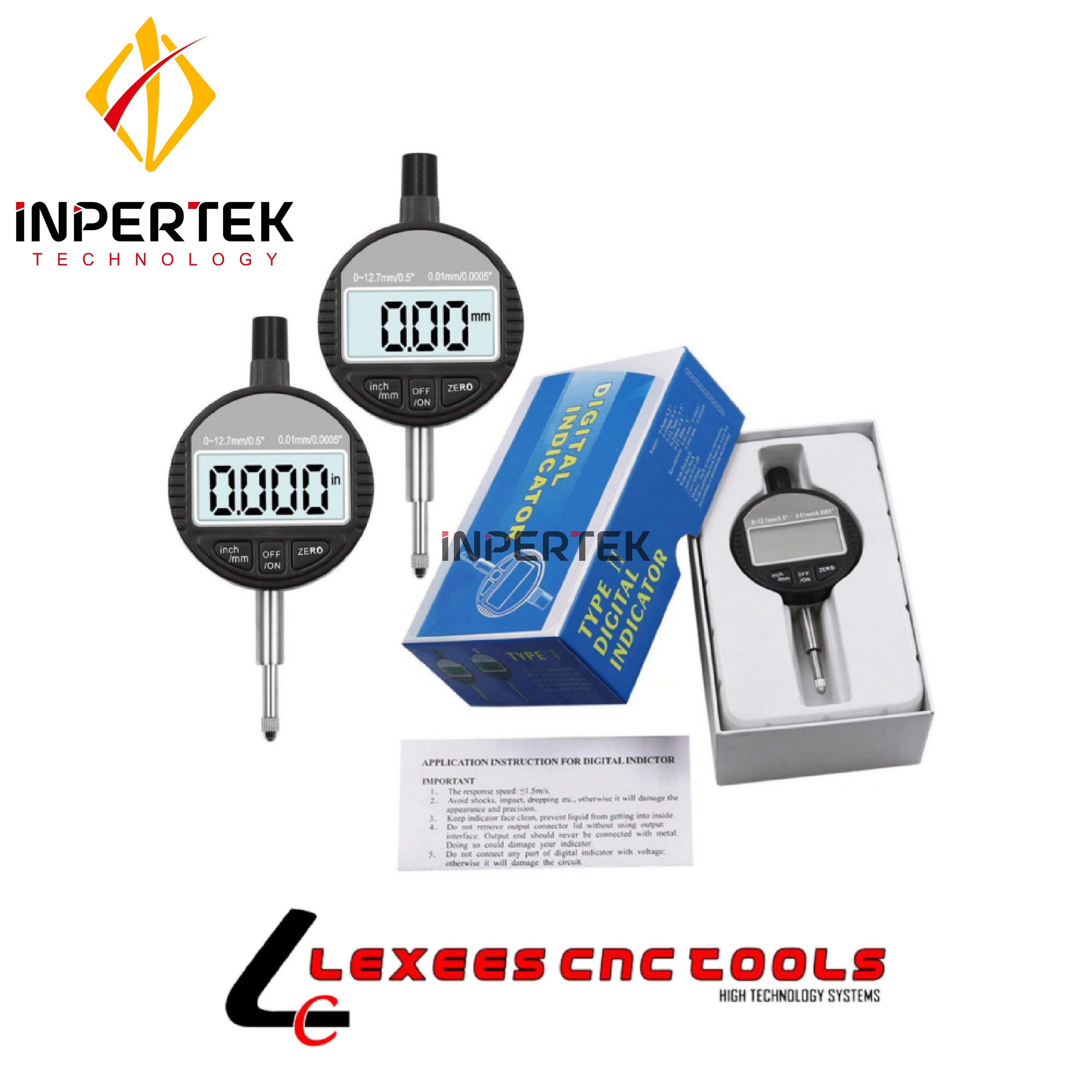 Dial Digital Gauge Indicator Dial Micrometer Dial Indicator Digital ...