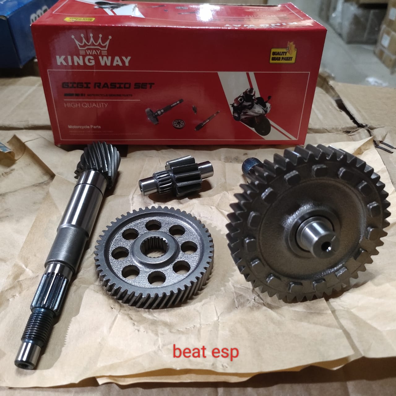 Gigi rasio set BEAT ESP gear gardan rasio assy set lengkap | Lazada ...