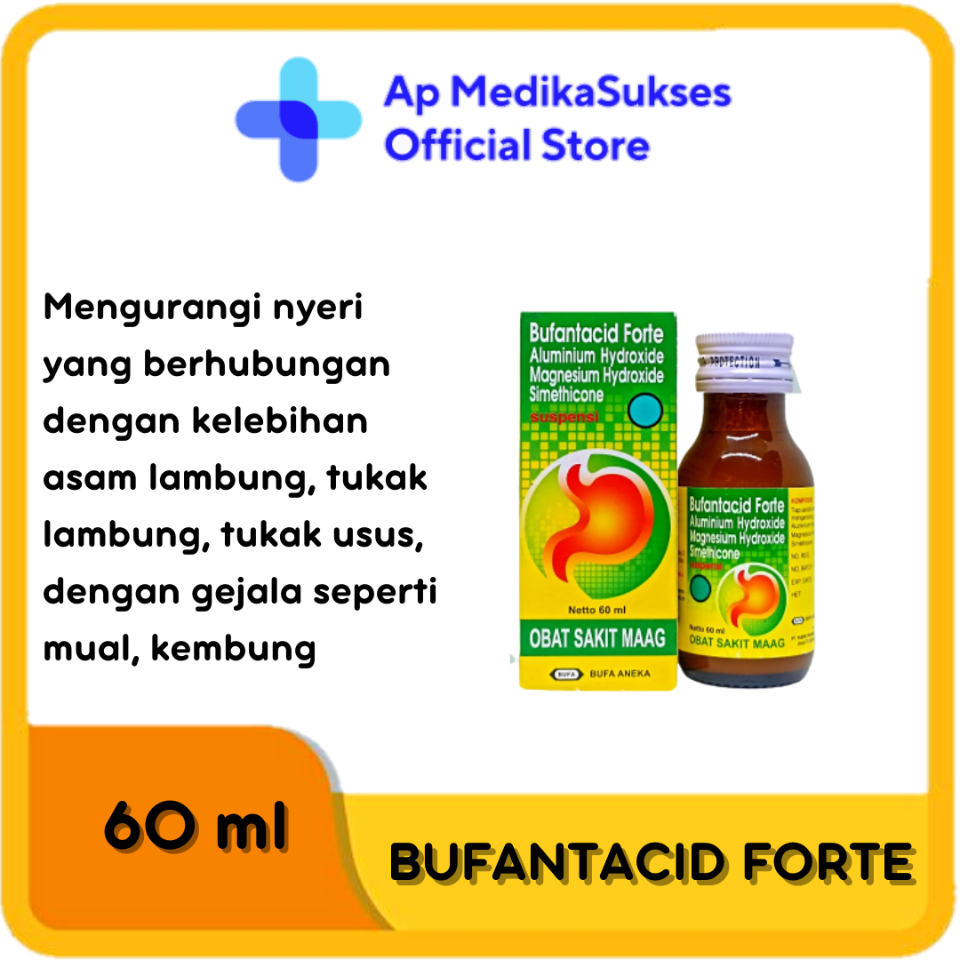 Bufantacid Forte Sirup 60 ml | Lazada Indonesia