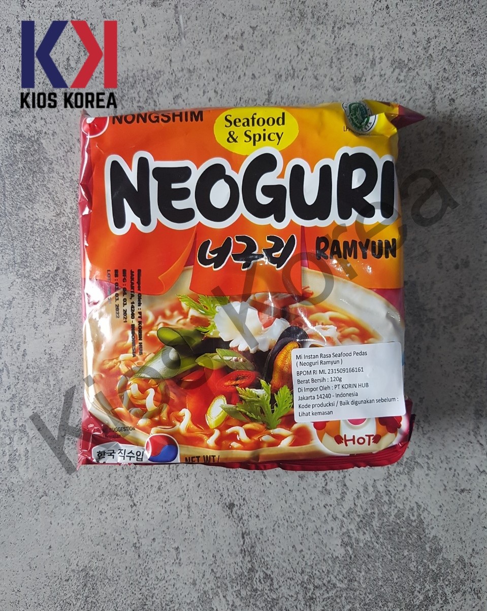 Nongshim Neoguri Ramyun Ramyeon 120 gr - Mie Ramen Instan Made in Korea ...