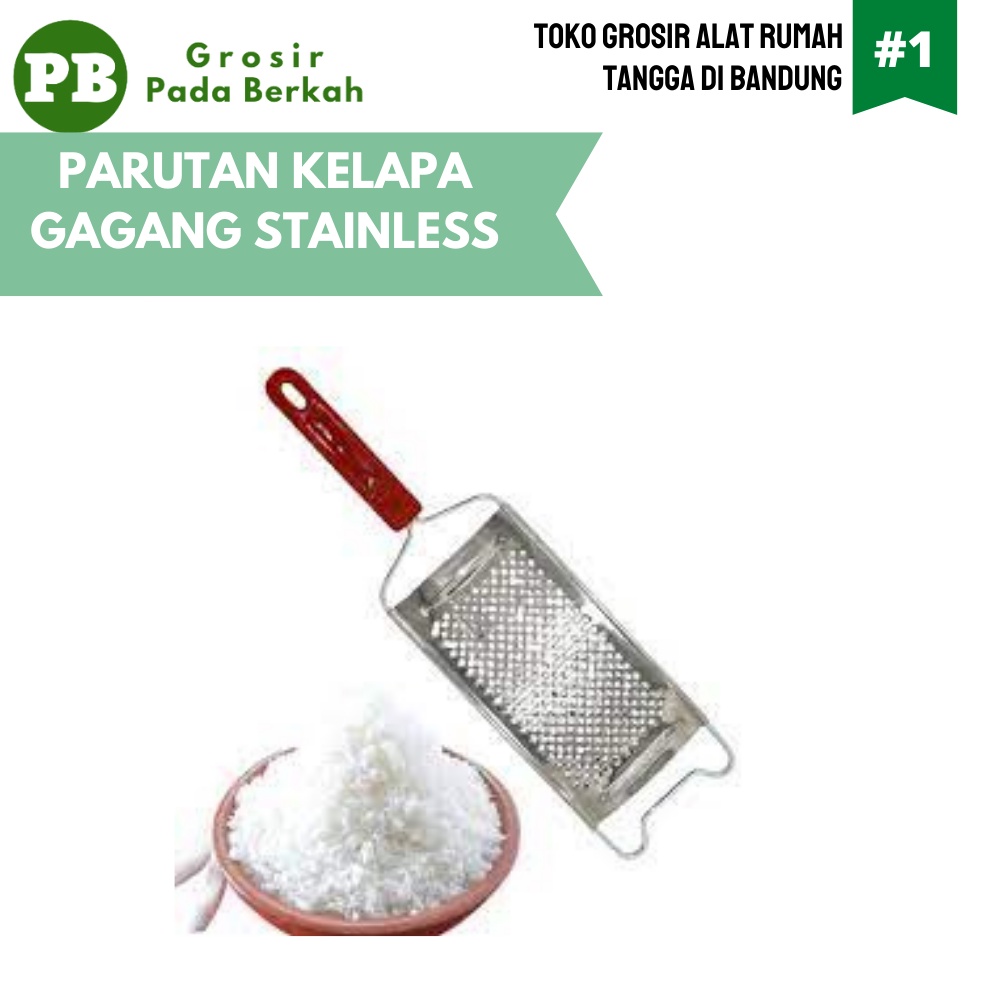 Parutan kelapa stainless gagang merah Parutan Wortel Parutan Kelapa ...