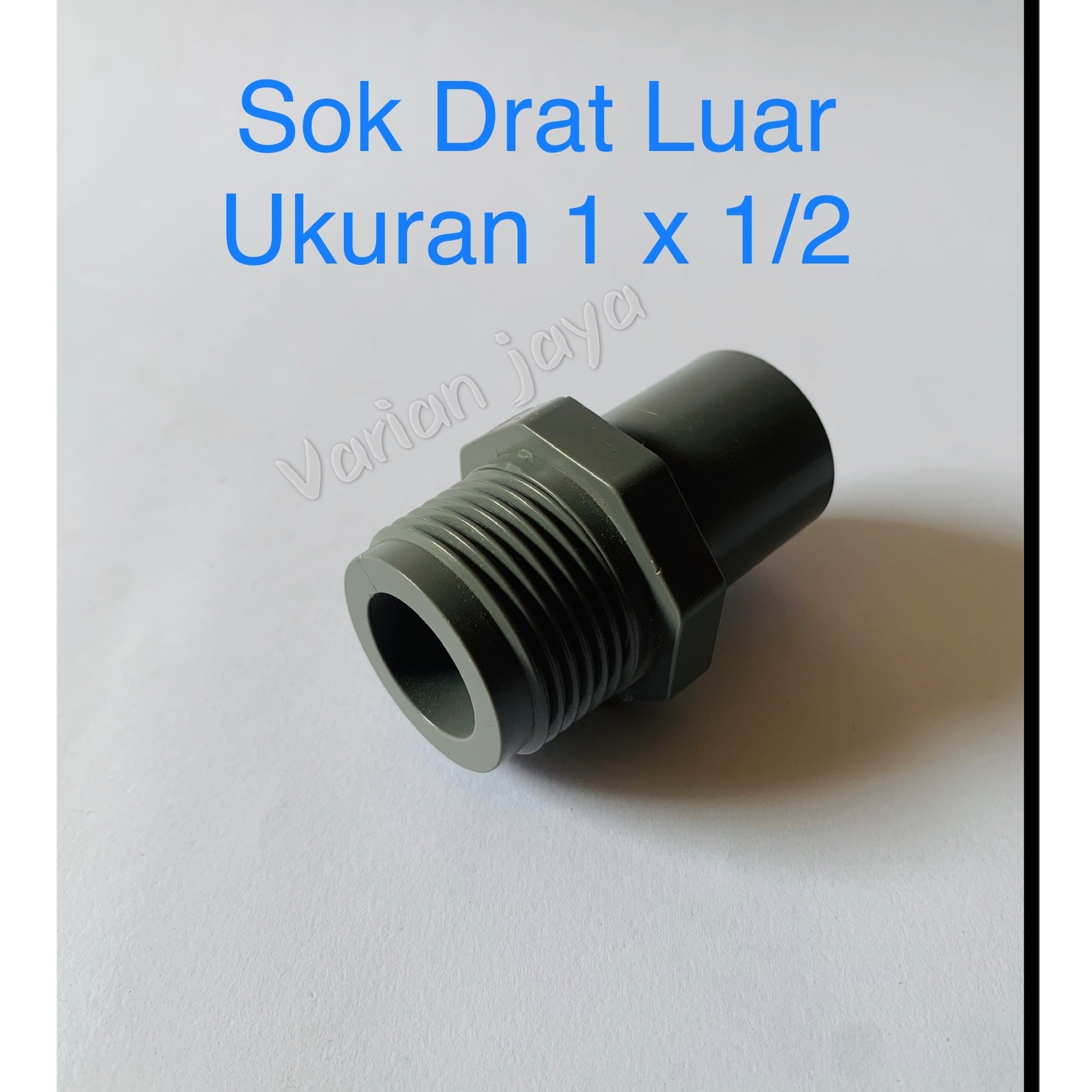 Sok drat luar 1 x 1/2 Sok Drat 1x1/2 SDL 1 inch x 1/2 inch | Lazada ...