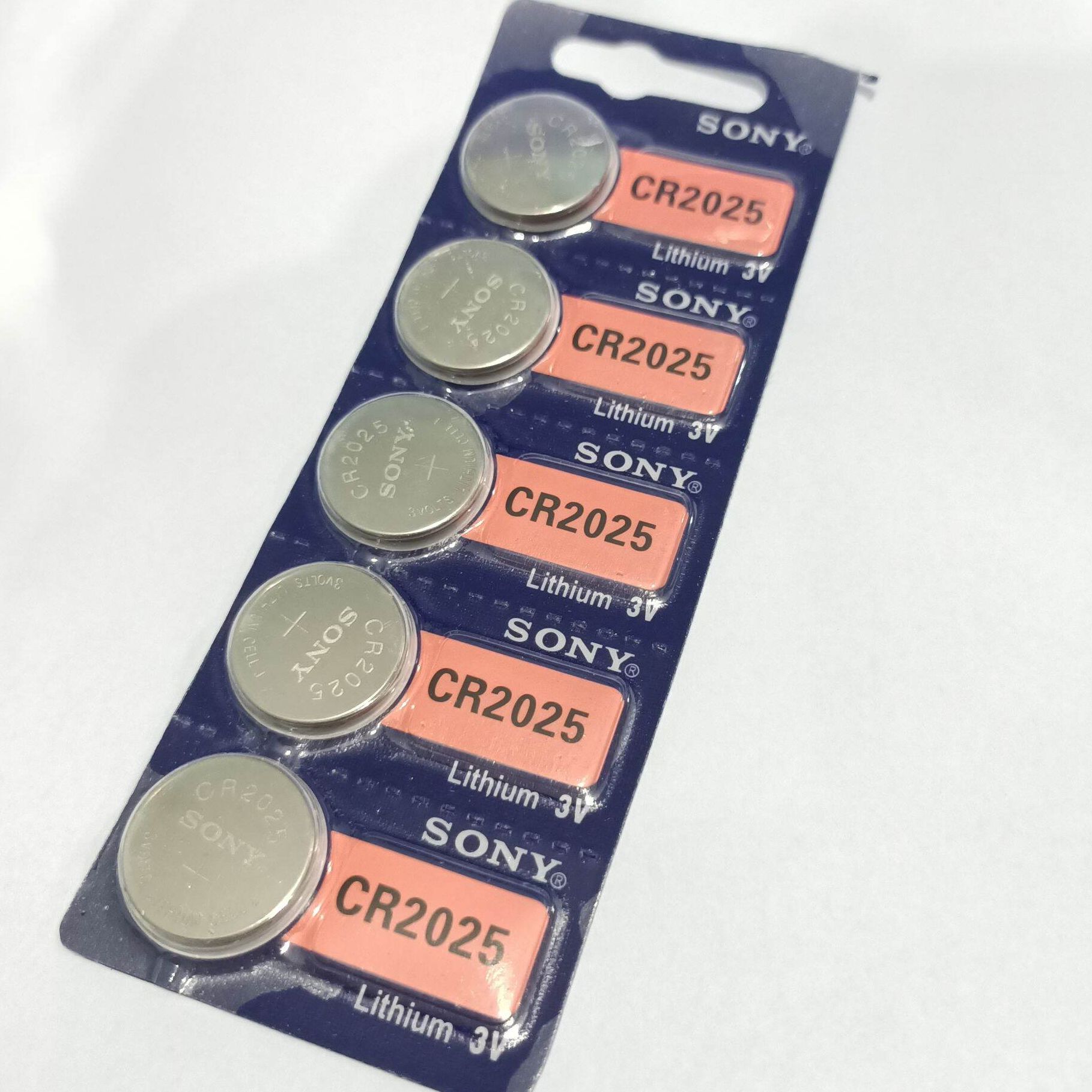 BATRE SONY CR 2025 HARGA PER LEMBAR ISI 5 BIJI SONY CR 2025 ORIGINAL 3V ...