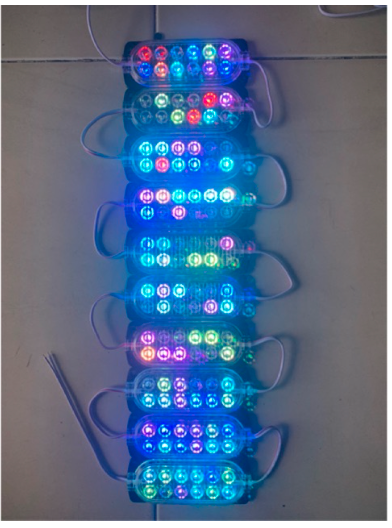LED MODUL 12 MATA ULTRASONIC RGB 12VOLT-24VOLT | Lazada Indonesia