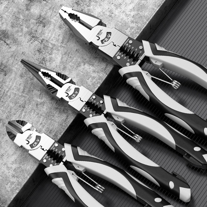 Tang Set 3 Pcs Size 6" / 8" - Tang Set Kombinasi - Lancip - Potong 6 ...