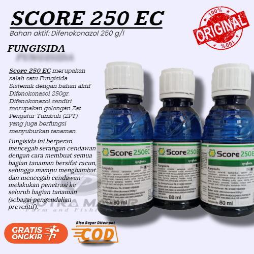 Fungisida SCORE 250EC 80ml-Obat jamur tanaman-obat semprot jamur ...