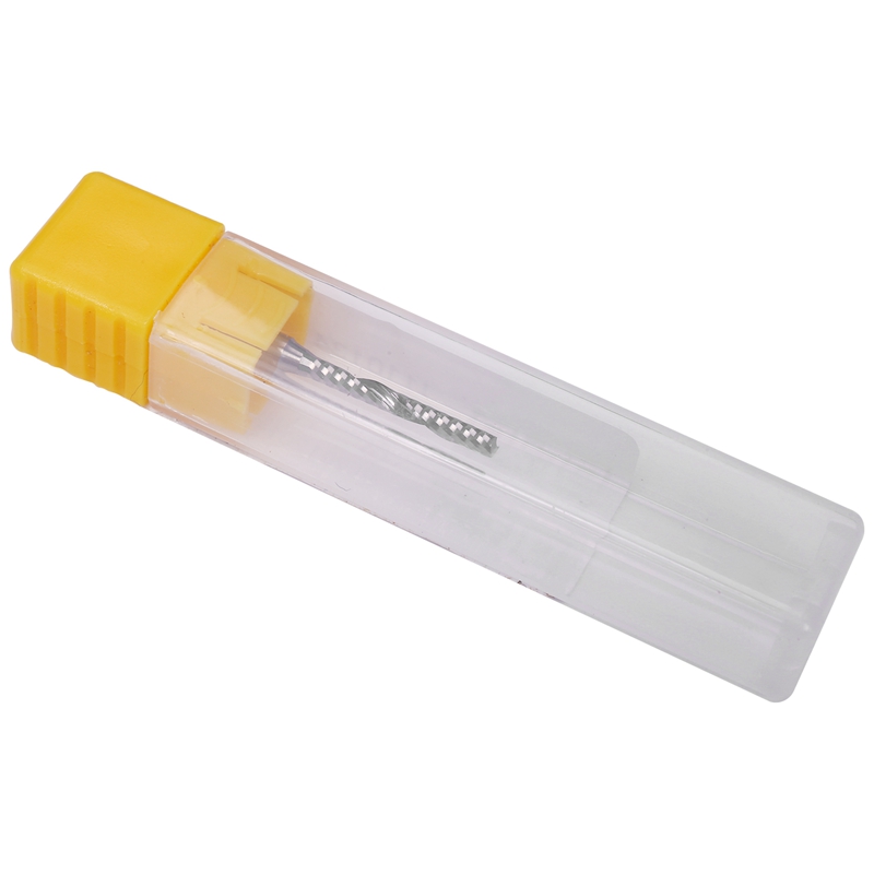 2mm x 15mm Carbide Single Flute Spiral End Mill CNC Router Bit - BLjKMw ...