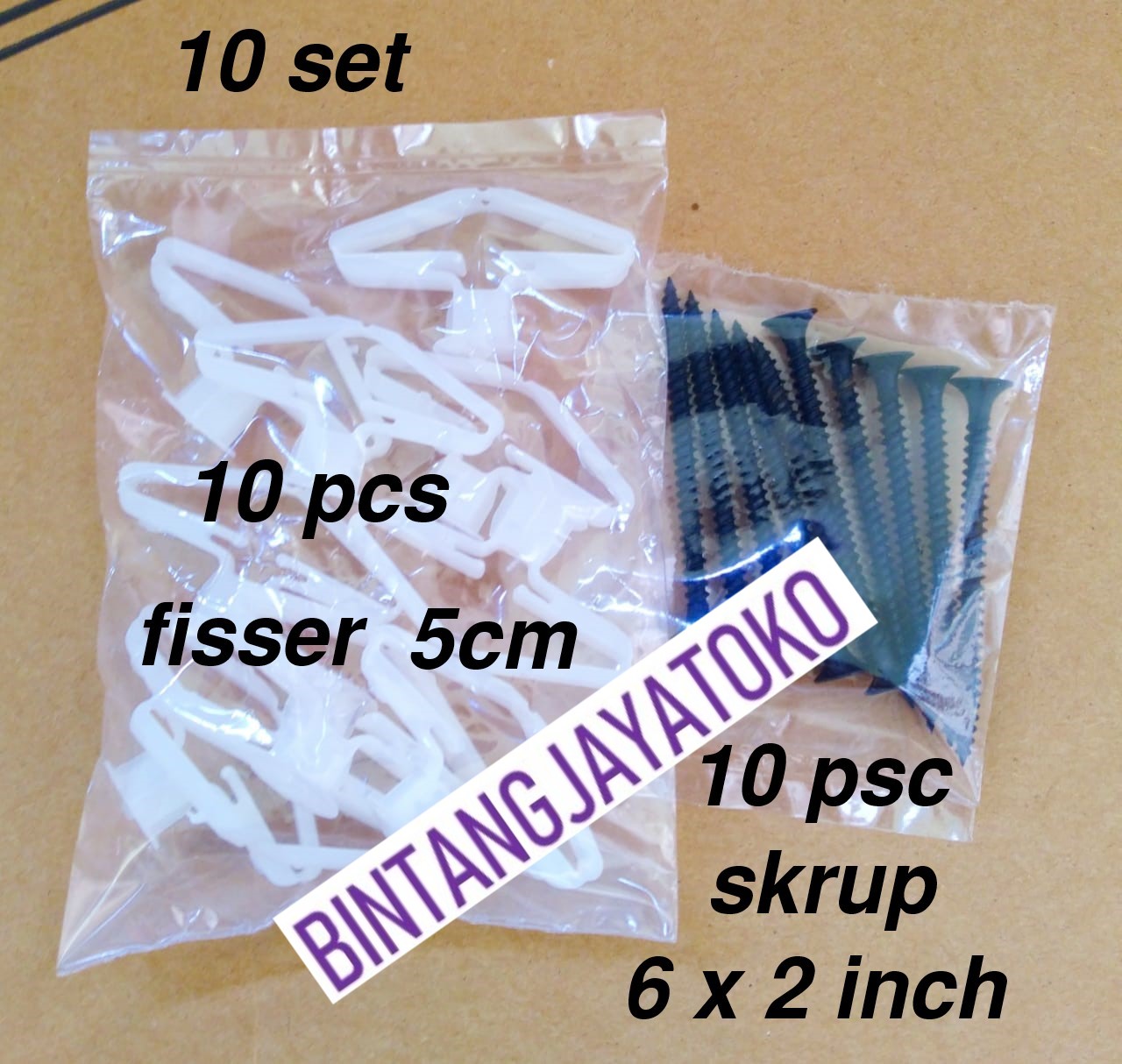 Viser gypsum TS10 + sekrup 10 set gipsum fizser | Lazada Indonesia