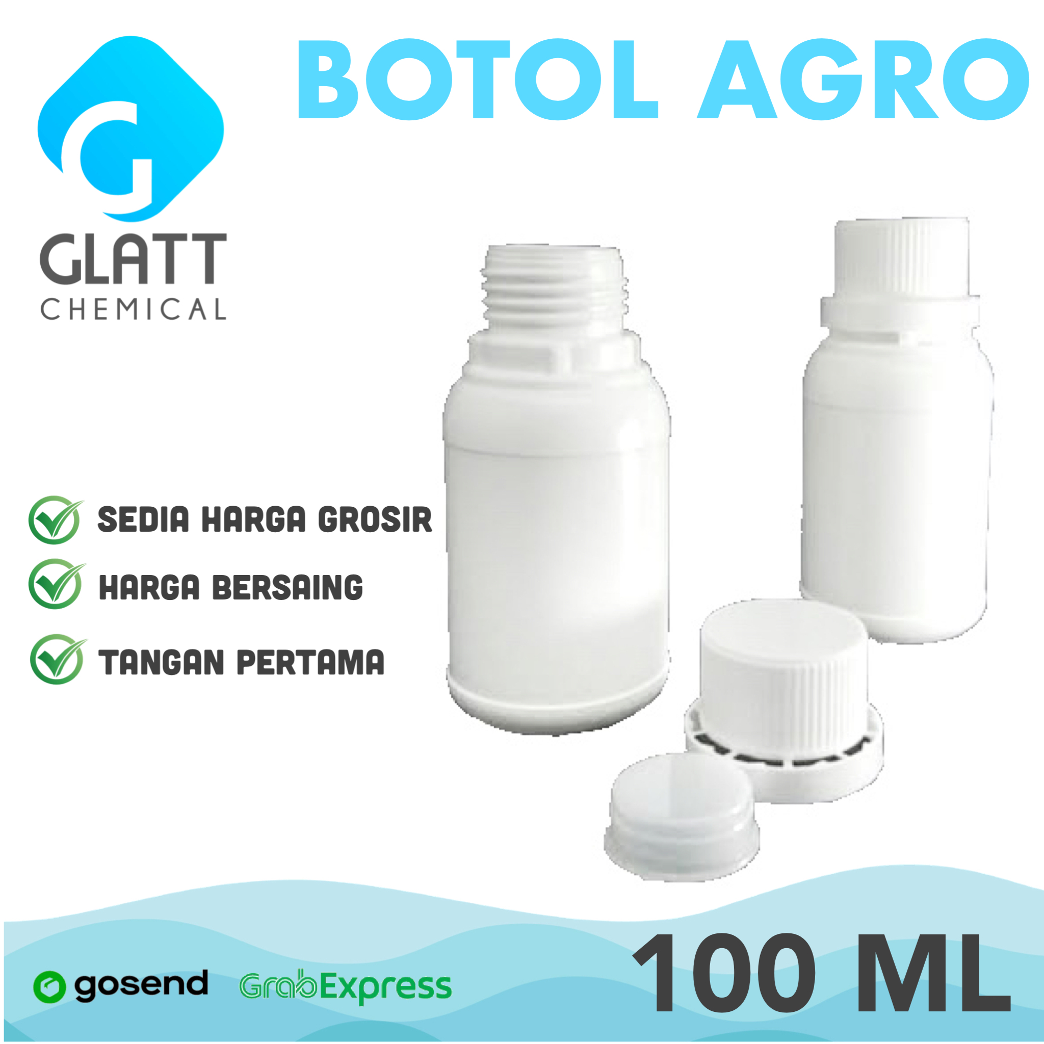 Botol Agro HDPE 100 ML - Botol Kapsul Plastik Labor 100 Gram | Lazada ...