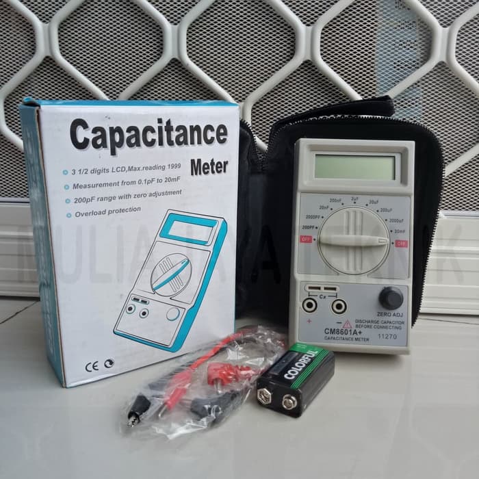 Capacitance Meter Capacitor Meter Pengukur Kapasitor Kapasitansi Bagus ...
