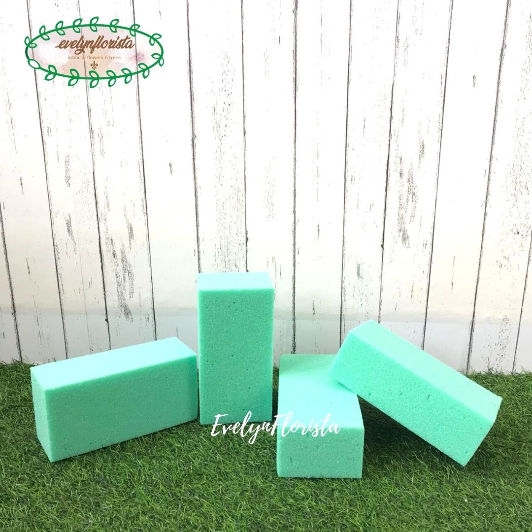 Busa Hijau Kering Gabus Foam Styrofoam Tanaman Hias Artificial Dekorasi ...