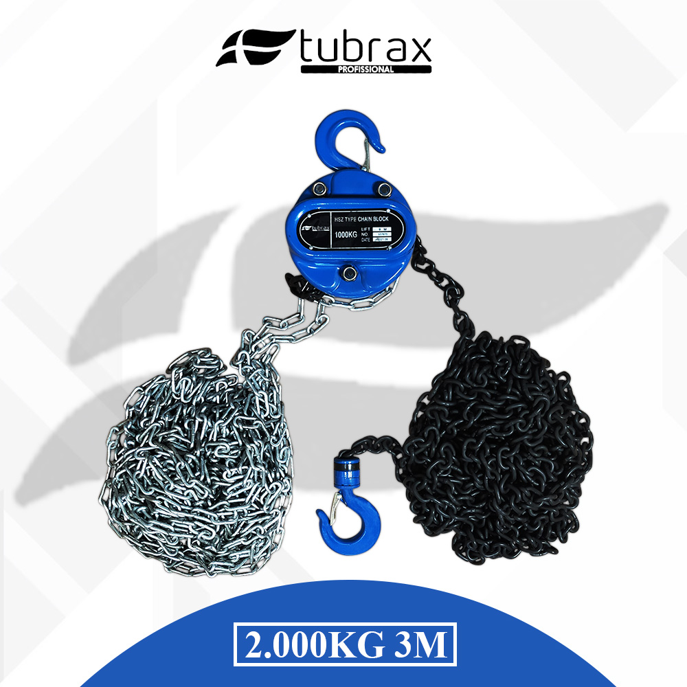 Chain Block JAPAN 2 ton x 3 meter Kerekan Takel bulat Manual Katrol ...