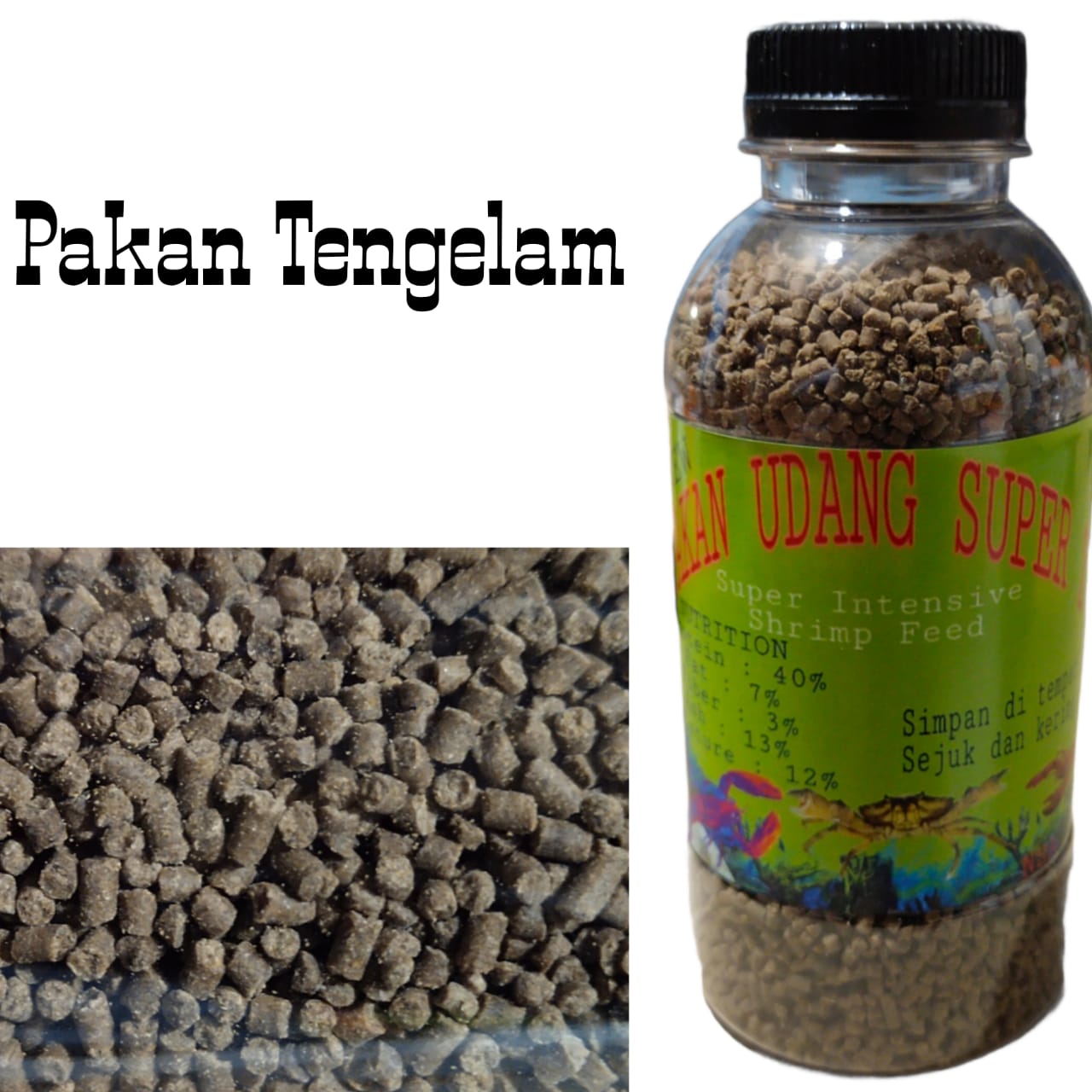 Pakan udang tenggelam air tawar | Lazada Indonesia