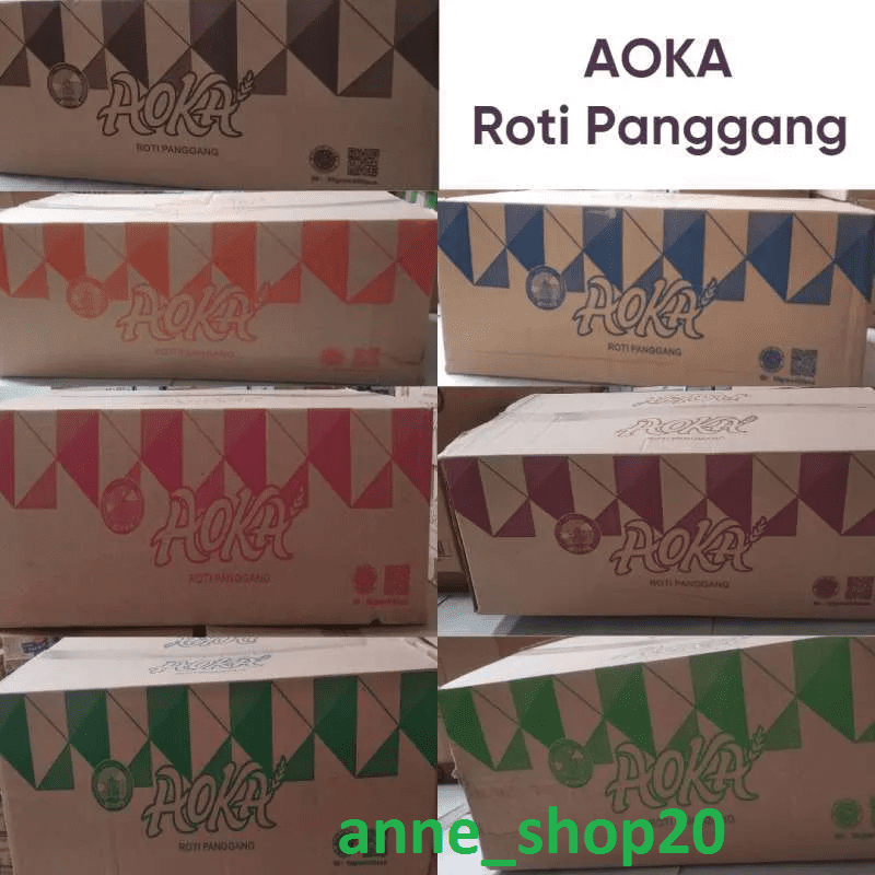 Aoka Roti Panggang MIX Rasa 1 dus (65gr x 60pcs) | Lazada Indonesia