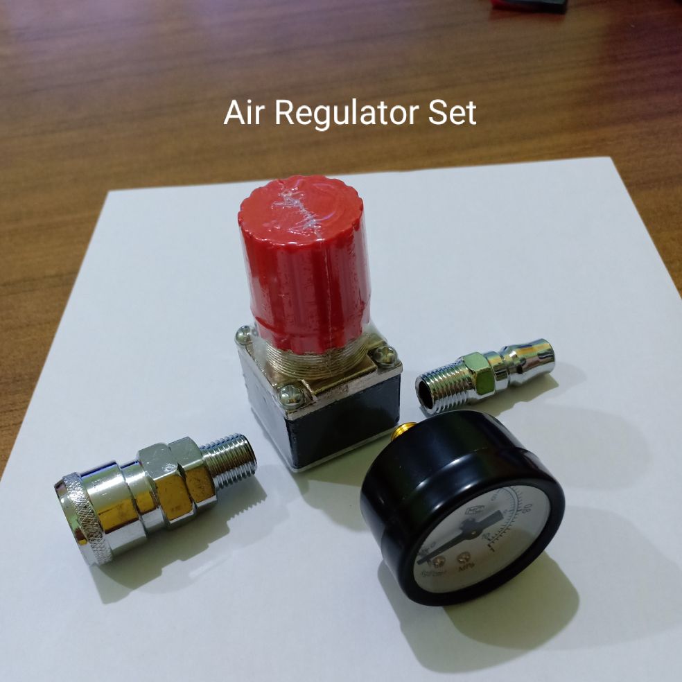 Regulator Spray Gun Setelan Pengatur Kompresor Angin Lengkap Dengan ...