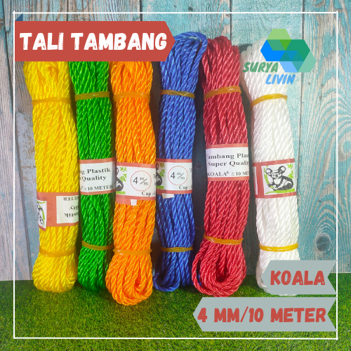 Tali Tambang Nylon / Tambang Nilon 4 mm [10 Meter] | Lazada Indonesia