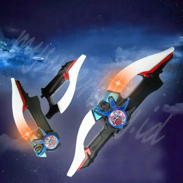Double Sword Ultraman - Mainan Pedang Ganda Senjata Ultraman | Lazada ...