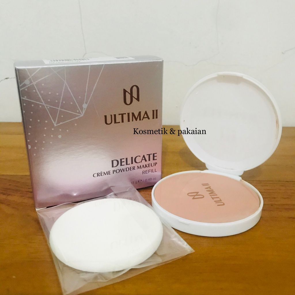 Refill Ultima II bedak padat basah delicate creme powder makeup ...