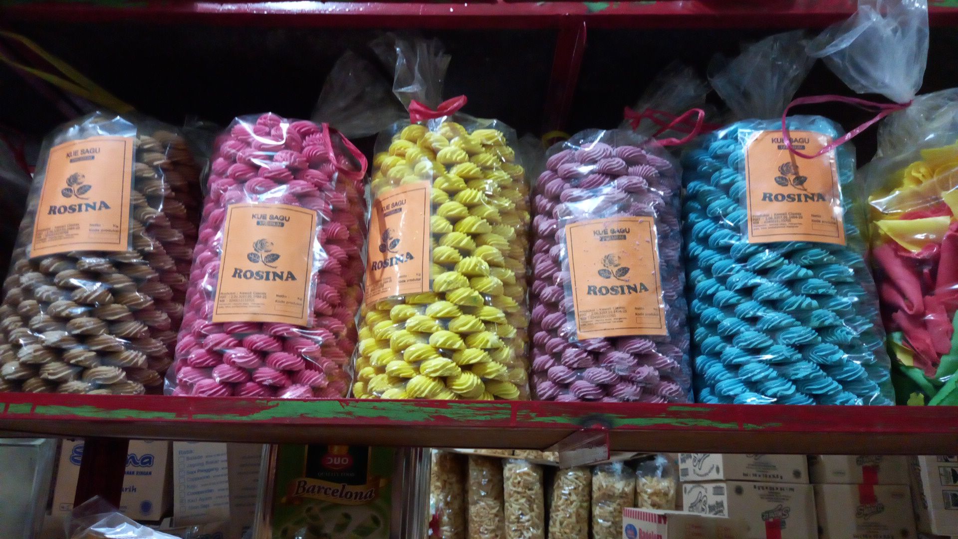 KUE SAGU SUSU WARNA PELANGI 3 KG ASLI CIAMIS | Lazada Indonesia