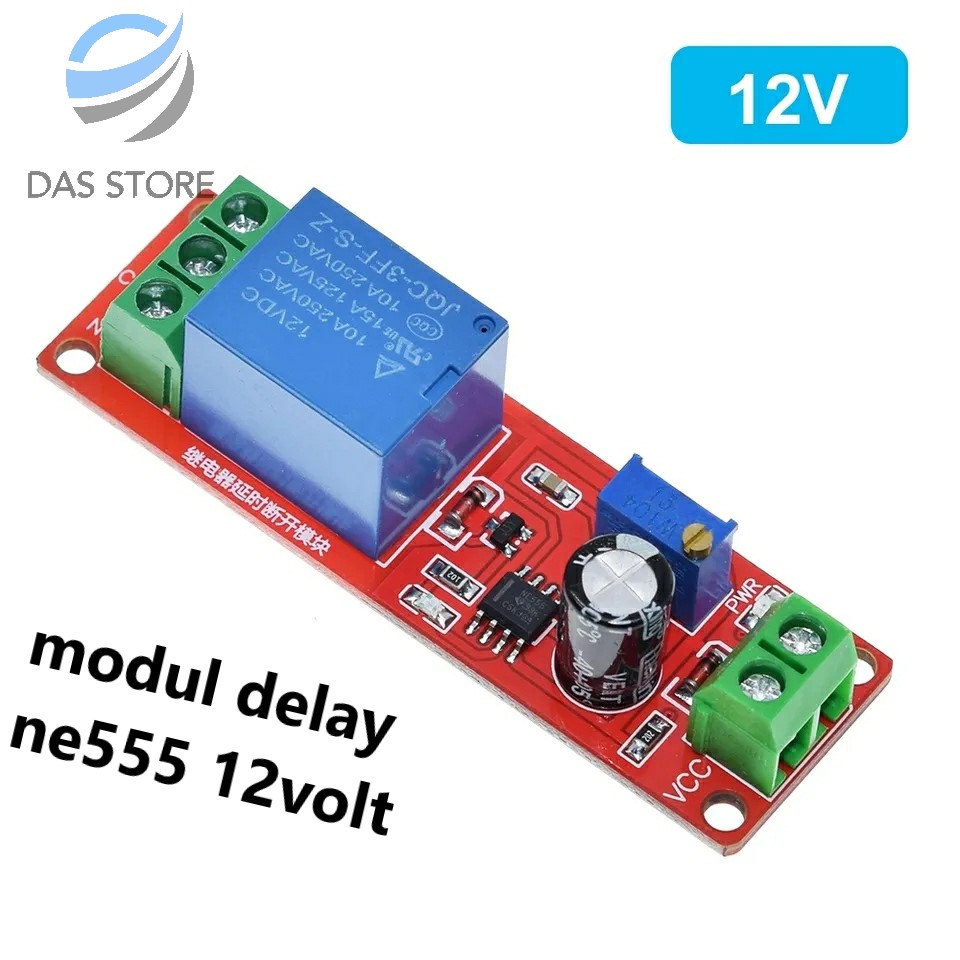 Modul Timer delay Switch Relay Adjustable Module NE 555 12V | Lazada ...