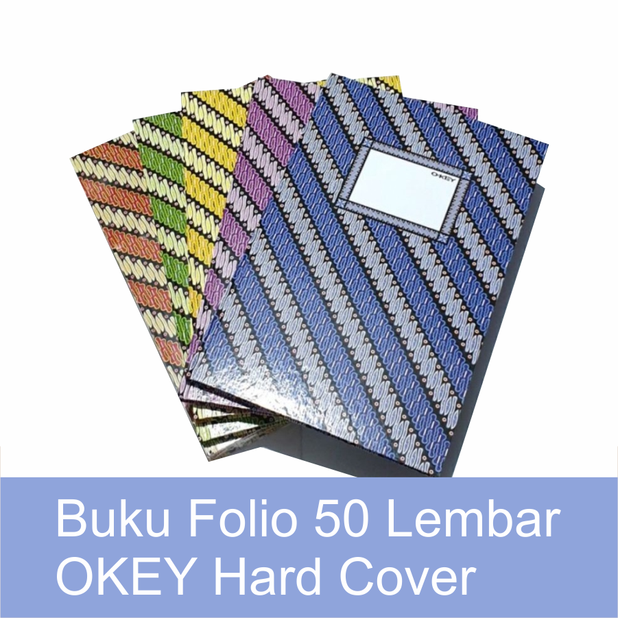 Buku Folio 50 Lembar OKEY Hard Cover Buku Akuntansi | Buku Folio Besar ...