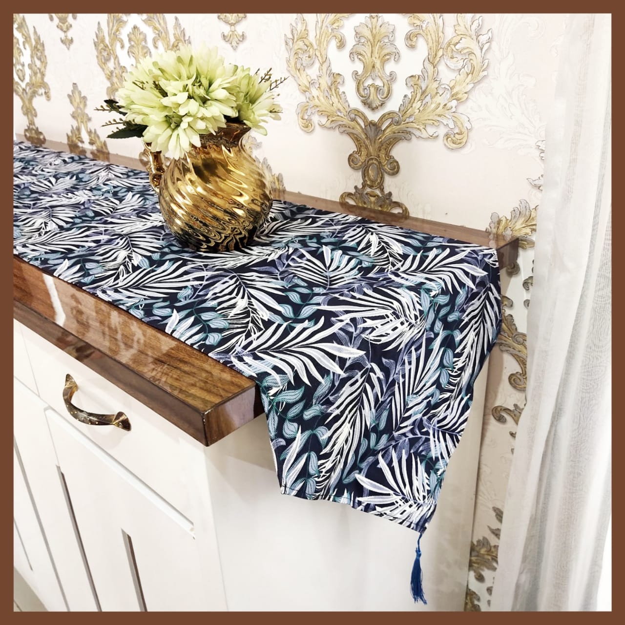 Taplak Meja Minimalis Modern Atau Taplak Meja Ruang Tamu Bahan Kanvas ...