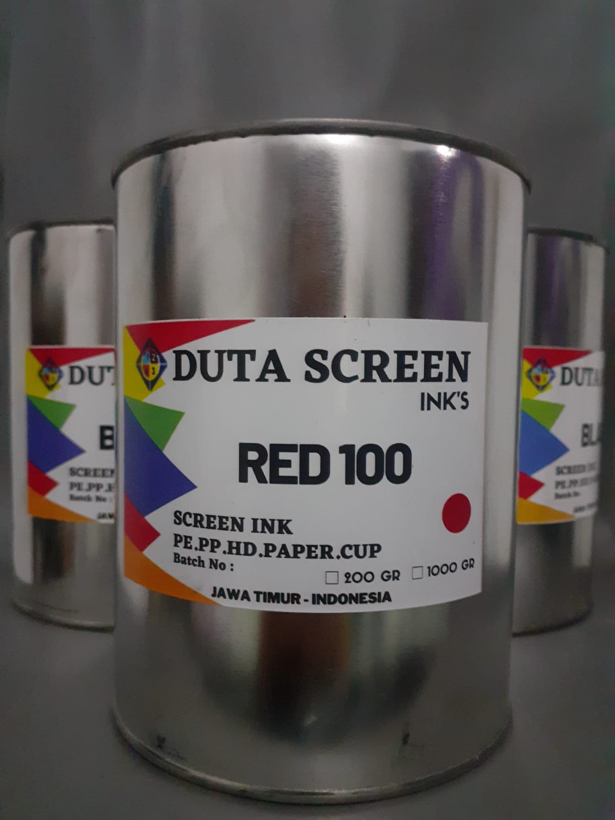 Tinta sablon DUTA SCREEN warna Red 100| Sablon plastik, paper, karung ...