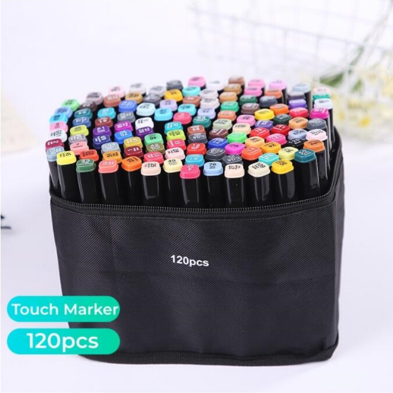 Touch HL270 Spidol Dual Side Fine Art Marker 60 Color - Touch Set ...