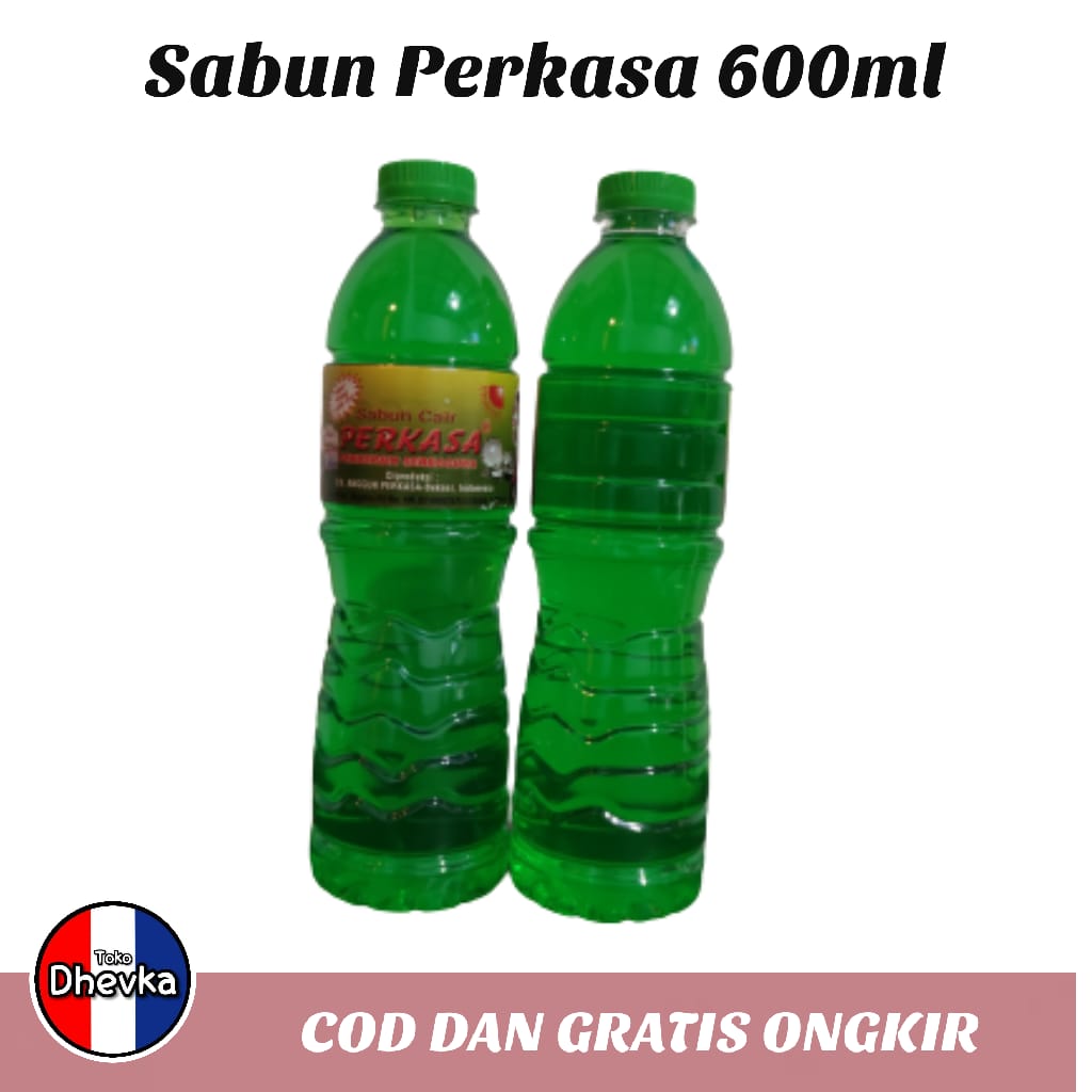 1 Botol Sabun Cuci Piring Cair Perkasa Botol 600ml | Lazada Indonesia