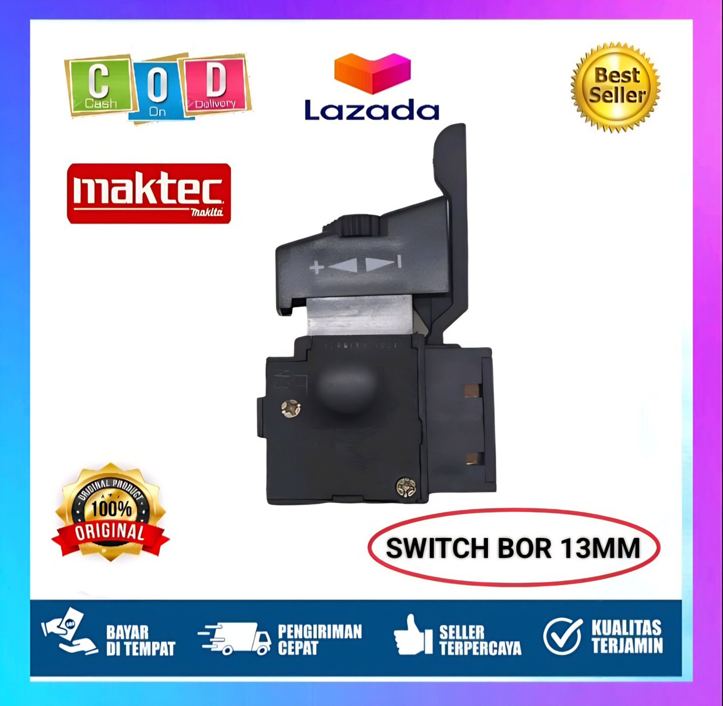 Switch Bor 13mm M2130 Saklar Bor Modern 13mm Saklar Bor Bolak Balik M ...