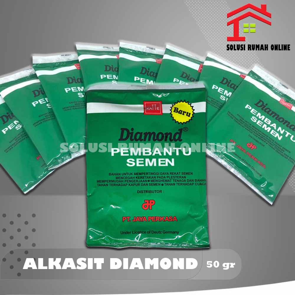 Alkasit Diamond / Obat Pembantu Semen / Alcasit Pengeras Beton 50 gr ...