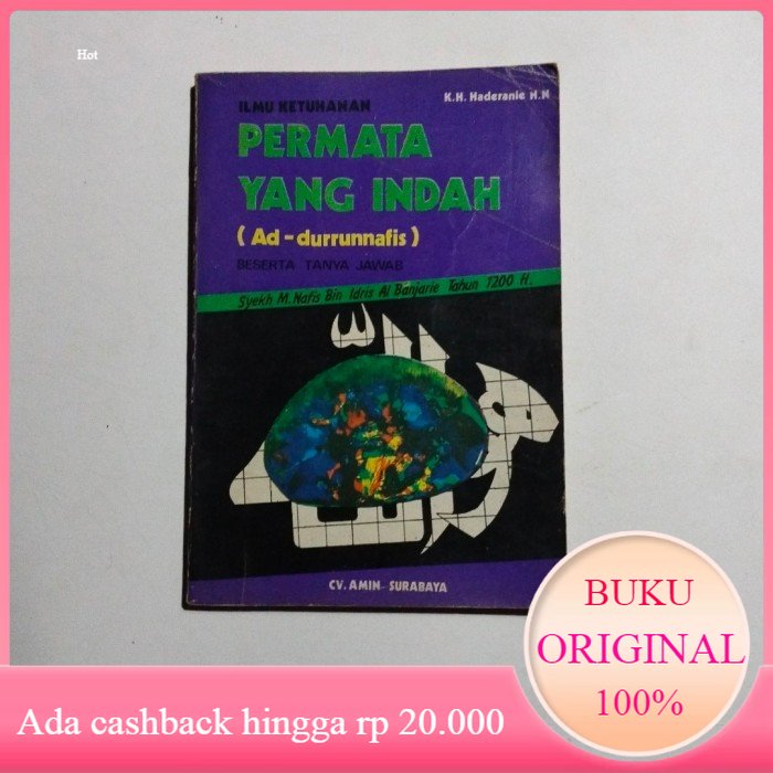 Buku Lawas PERMATA YANG INDAH Ad Durrunnafis Original Bekas | Lazada ...