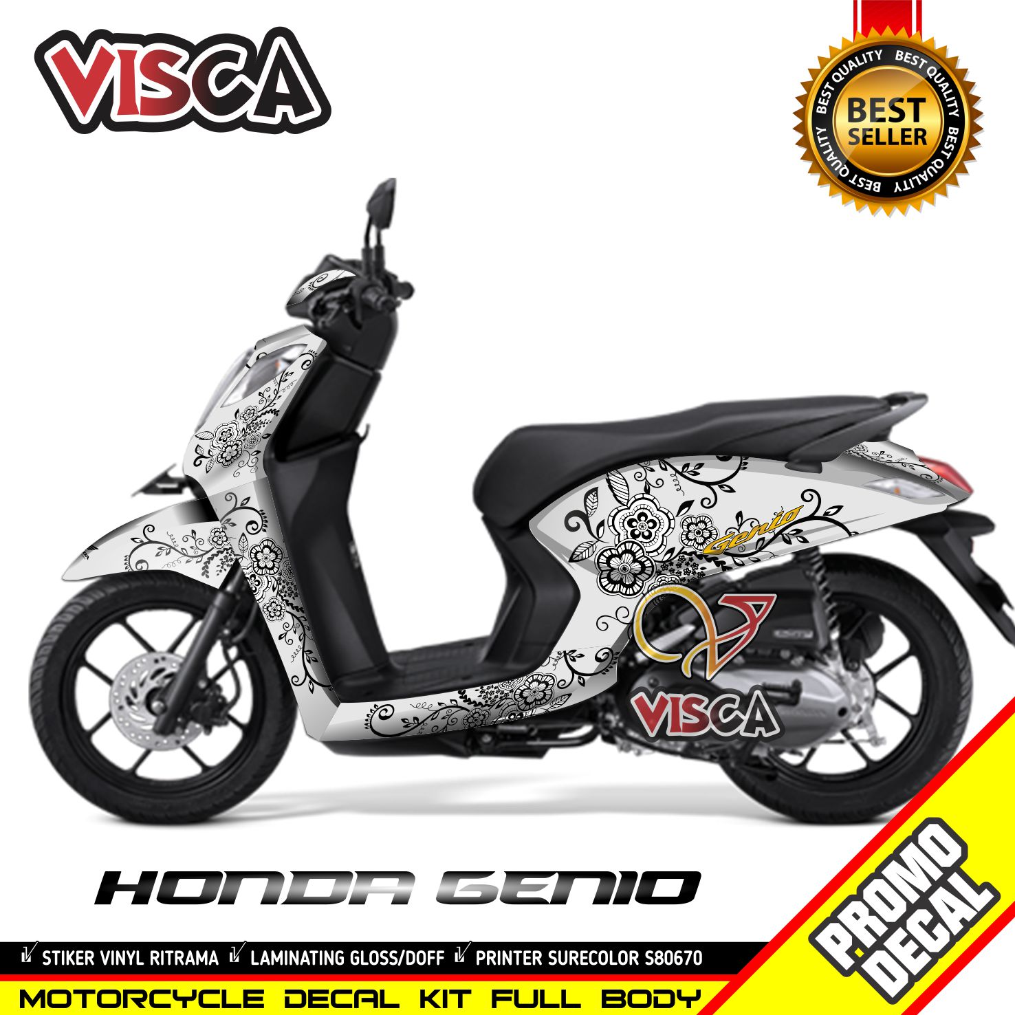 Decal Genio Full Body 2022 Stiker Genio Variasi 2022 Full Body Stiker ...