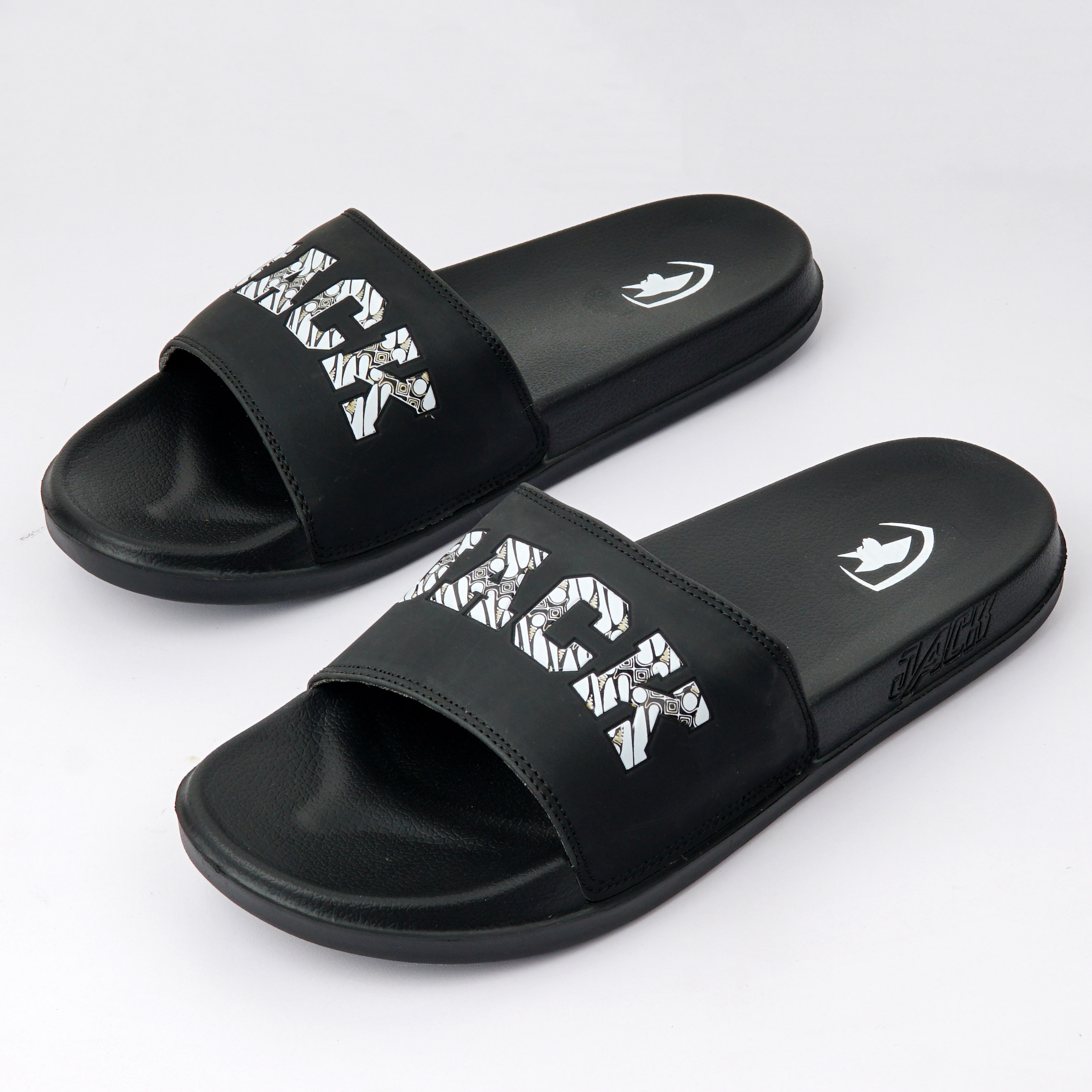 JACK IDN Sandal Slide Pria Sendal Slop Flip Flop | FONT BATIK WHITE ...