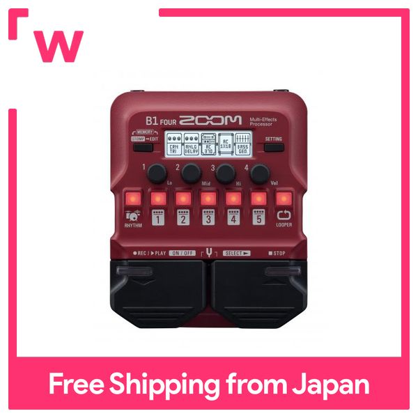 ZOOM Multi-effects processor for zoom base B1 FOUR Red | Lazada Singapore ZOOM Multi-effects processor for zoom base B1 FOUR Red | Lazada Singapore