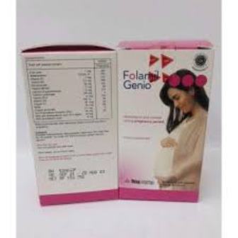 FOLAMIL GENIO ISI 30 KAPSUL MULTIVITAMIN DAN MINERAL SELAMA KEHAMILAN ...