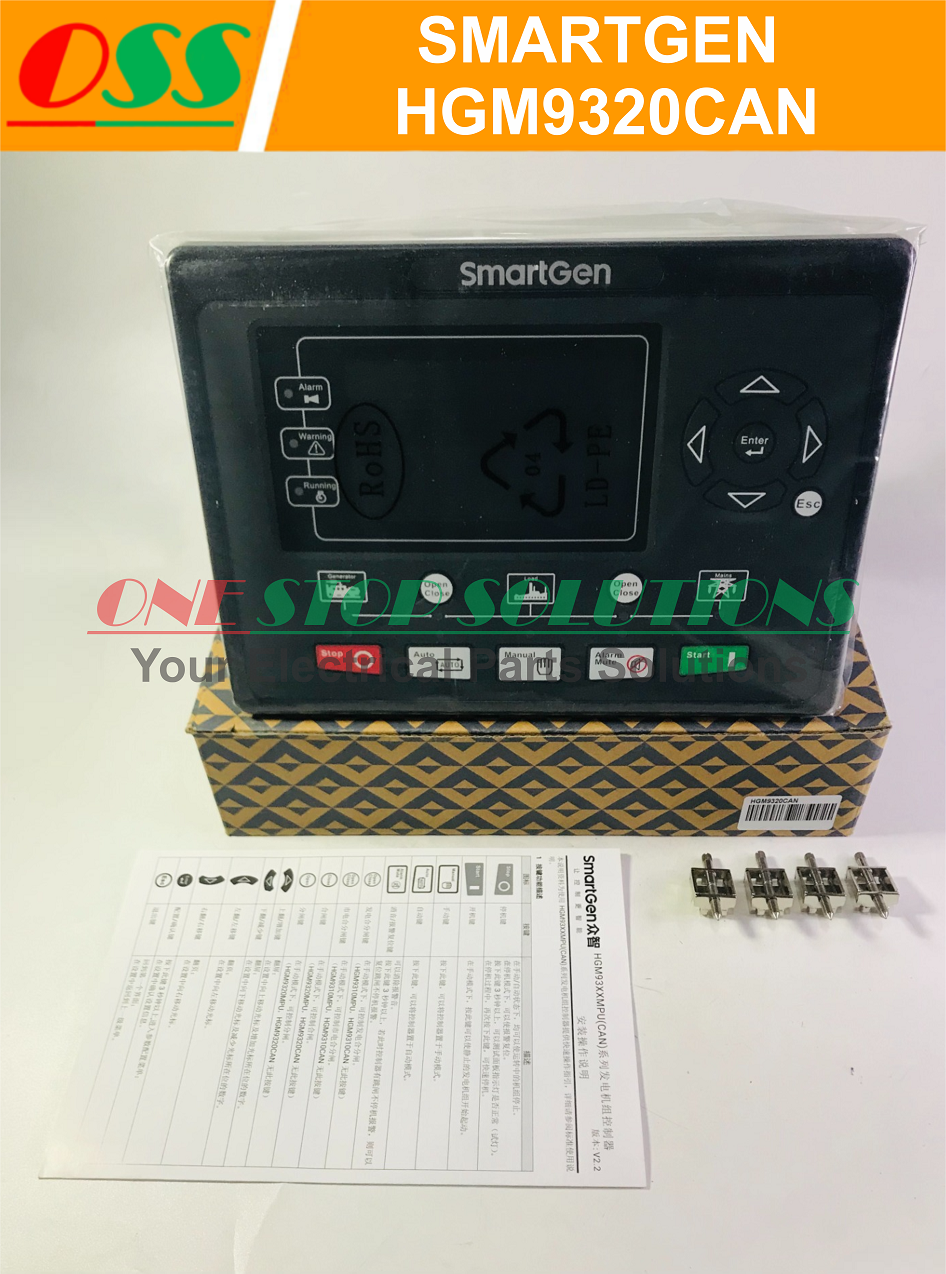 SMARTGEN HGM 8856 / HGM9320CAN / HGM9320 CAN HGM 9320 CAN MODULE ATS AMF MODULE GENSET PANEL ...