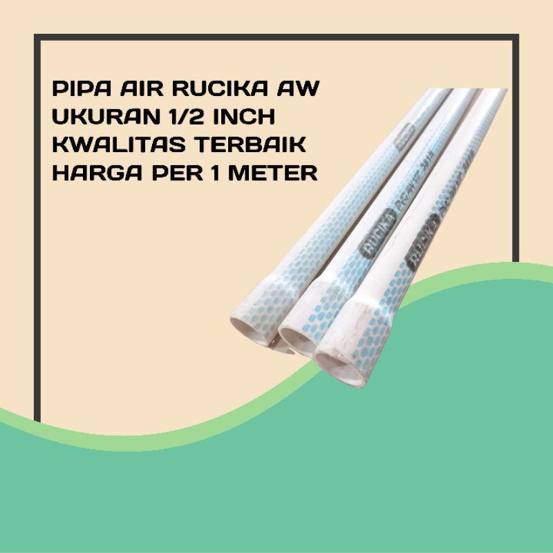 RUCIKA PIPA PVC AW 1/2" PIPA PARALON PRALON 1/2 INCH / PIPA AIR RUCIKA ...