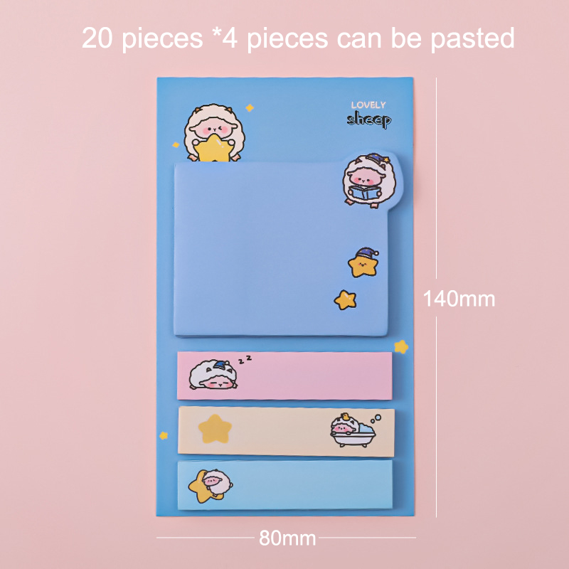 【Pharaoh🎀COD】Kartun Kreatif Post-It Note Lucu Ins Mark Message Post-It ...
