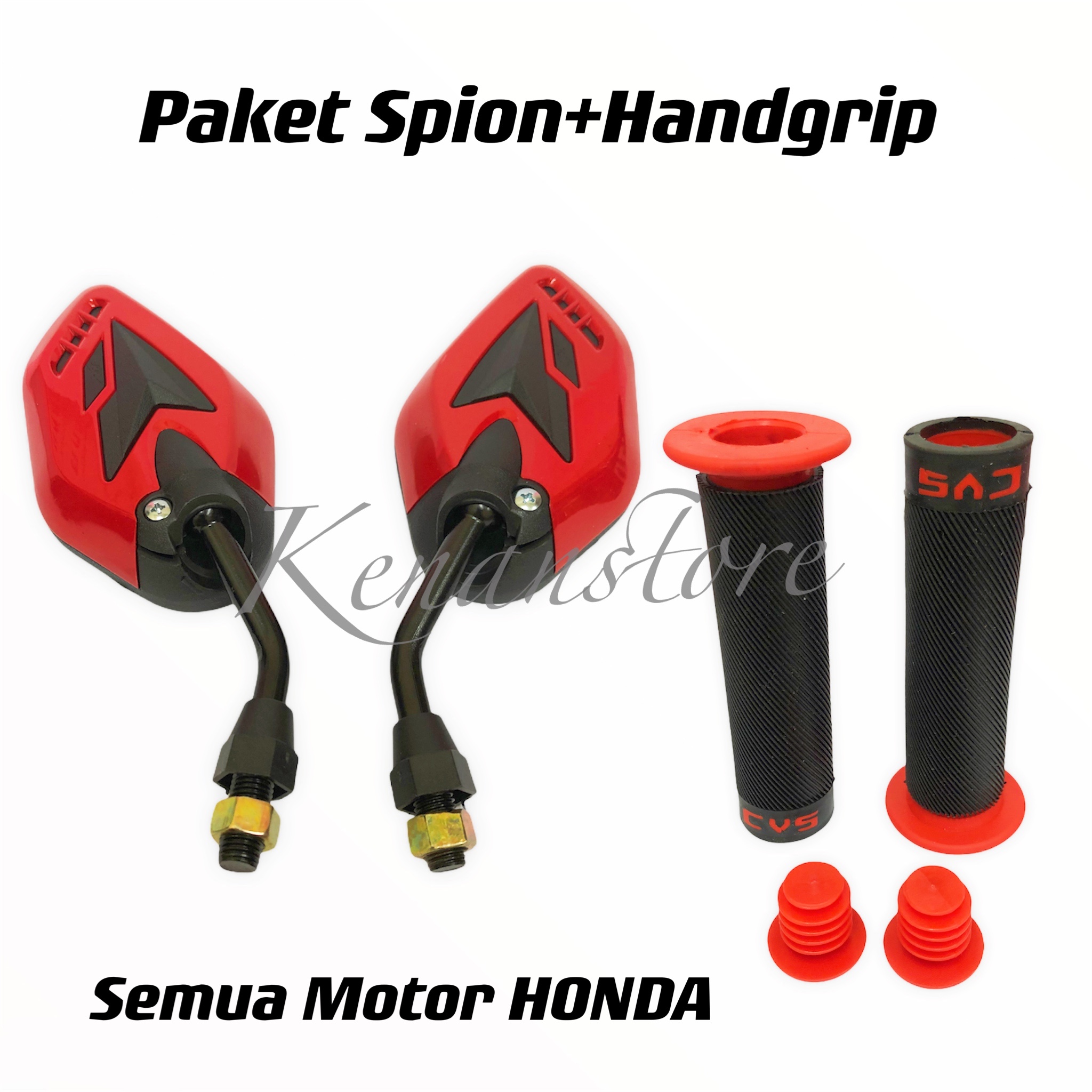 Handgrip Bulu Empuk + Spion SPS Bisa Di Pakai Untuk Semua Jenis Motor ...