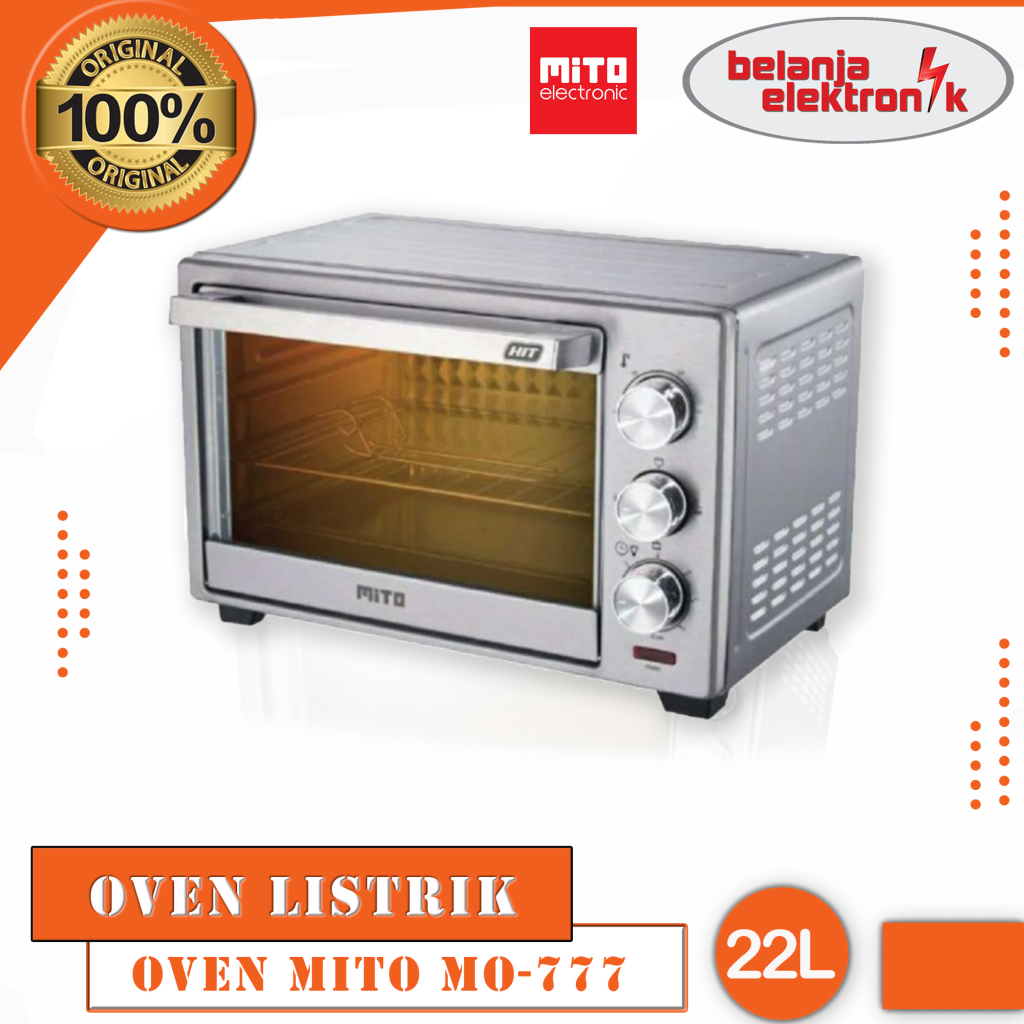 OVEN MITO MO-777 ELECTRIC OVEN LISTRIK 22 LITER LOW WATT | Lazada Indonesia
