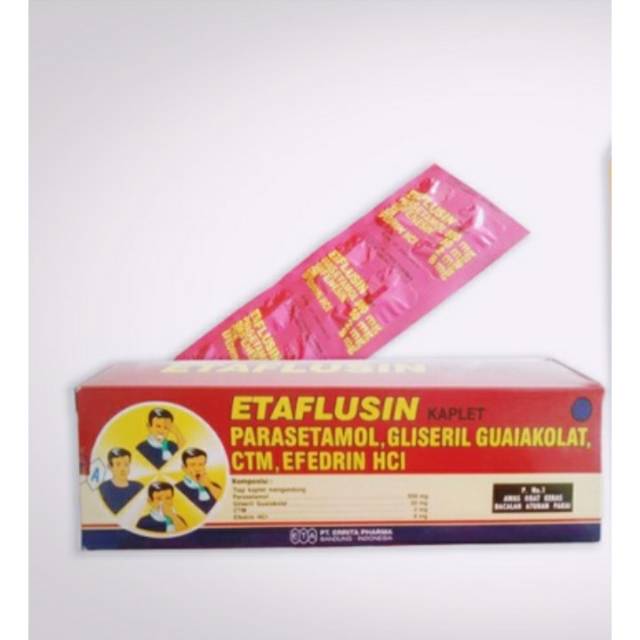 ETAFLUSIN CAP\ UNTUK DEMAM PILEK DAN BATUK | Lazada Indonesia