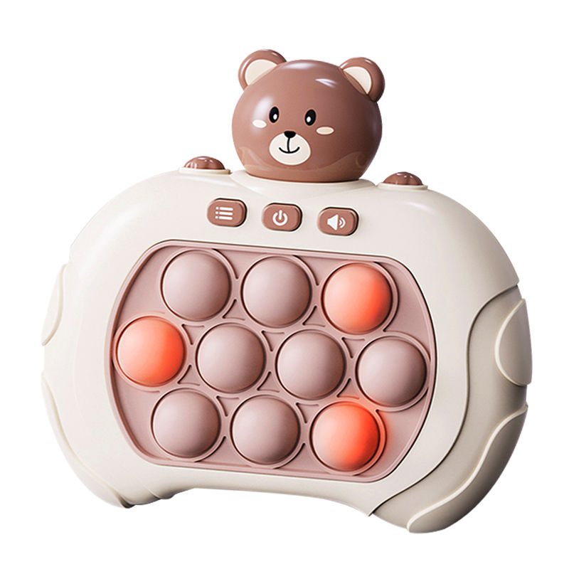 WDS Mainan Game Console Pop It Elektrik Fast Push Puzzle Game Fidget ...