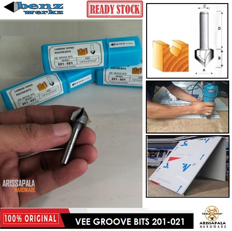 Benz Mata Profil Tekuk Lipat ACP Mata Trimmer Kayu Alucopan V Vee ...