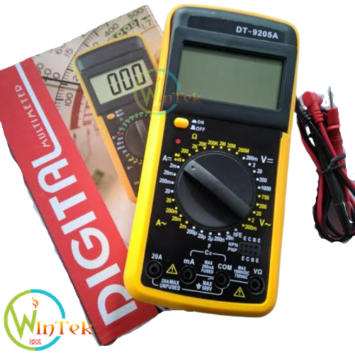 AVO METER MULTI TESTER DIGITAL DT9205A MULTIMETER DIGITAL DT9205A ...